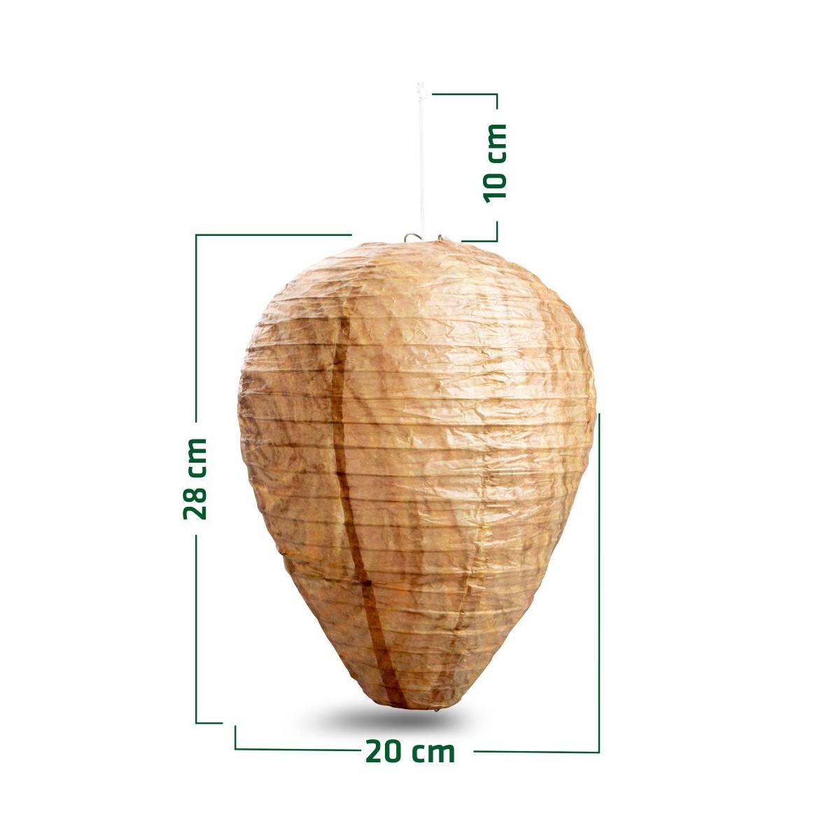 Gardigo Fake Wasp Nests, Premium, Set of 2 - Effective Repellent