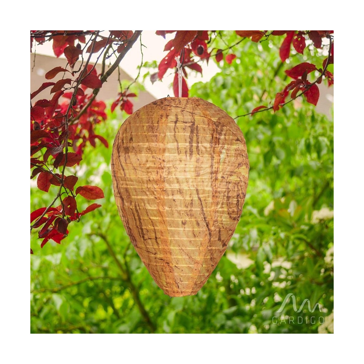 Gardigo Fake Wasp Nests, Premium, Set of 2 - Effective Repellent