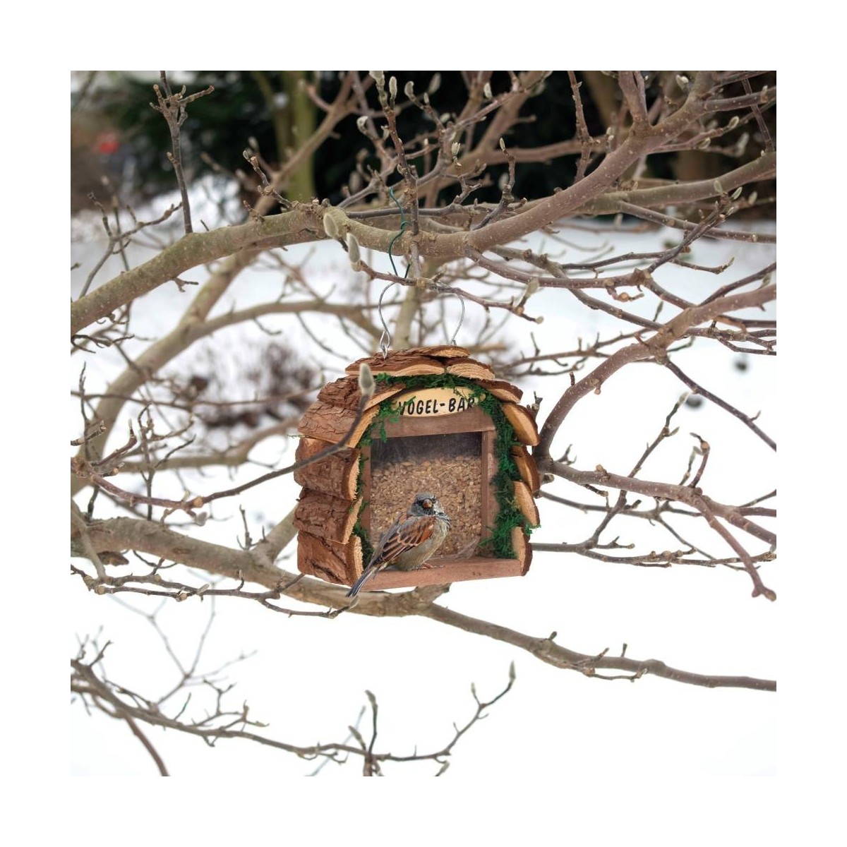 Bird Feeder "Bird Bar" | Natural & Elegant Design | BirdGard Iberia