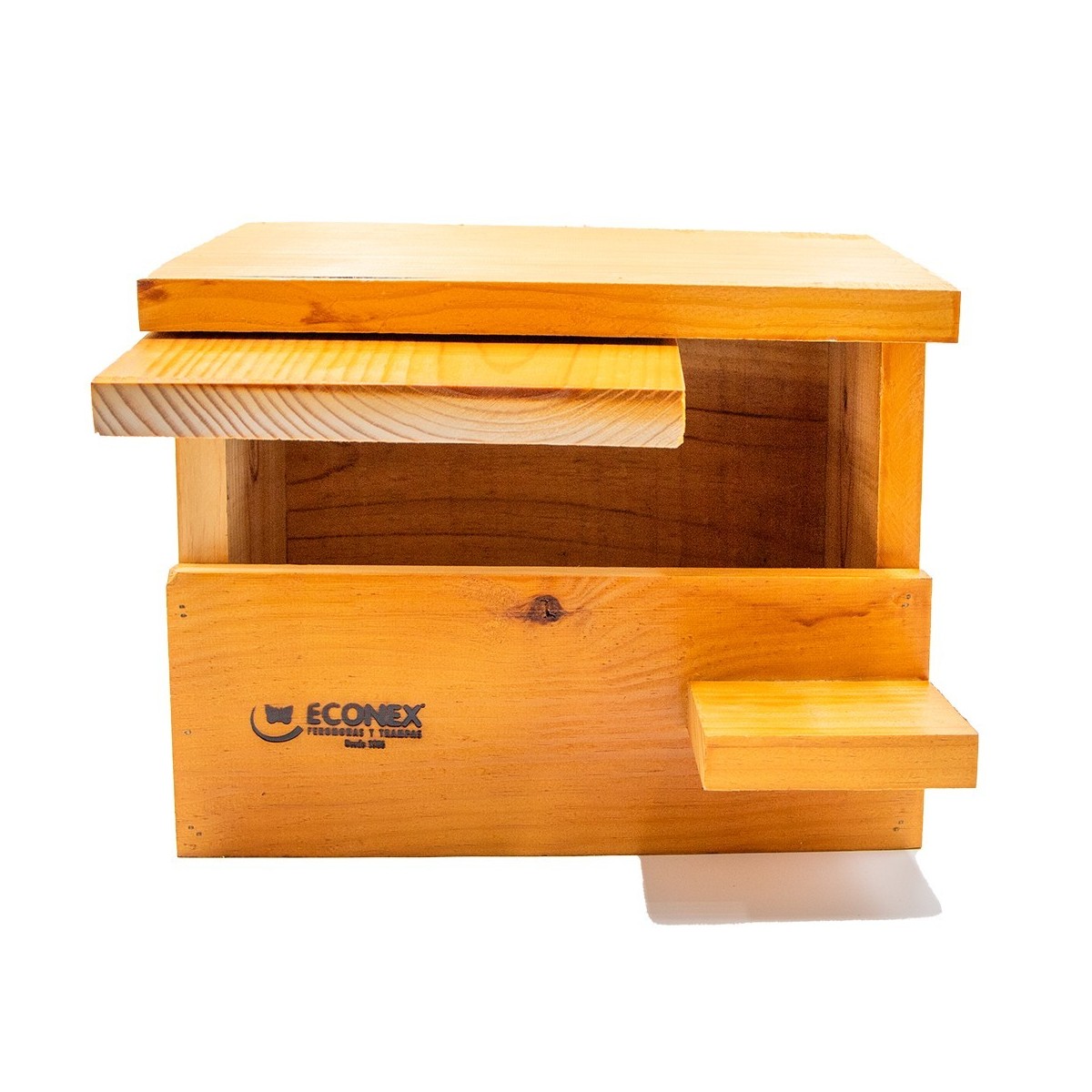 Solid Wood Nesting Box for Kestrels and Barn Owls | BirdGard Iberia
