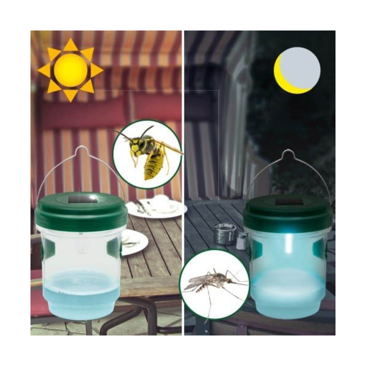 Solar Trap Against Mosquitoes and Wasps - All in one - BirdGard Iberia