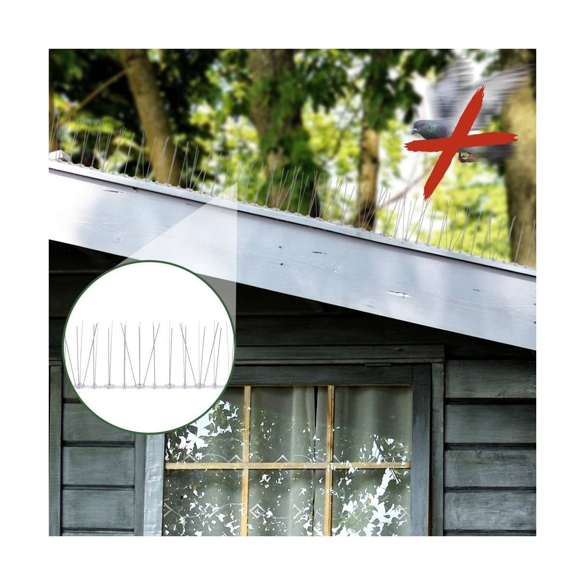 Flexible Pigeon Spikes - They adapt to all surfaces | BirdGard Iberia