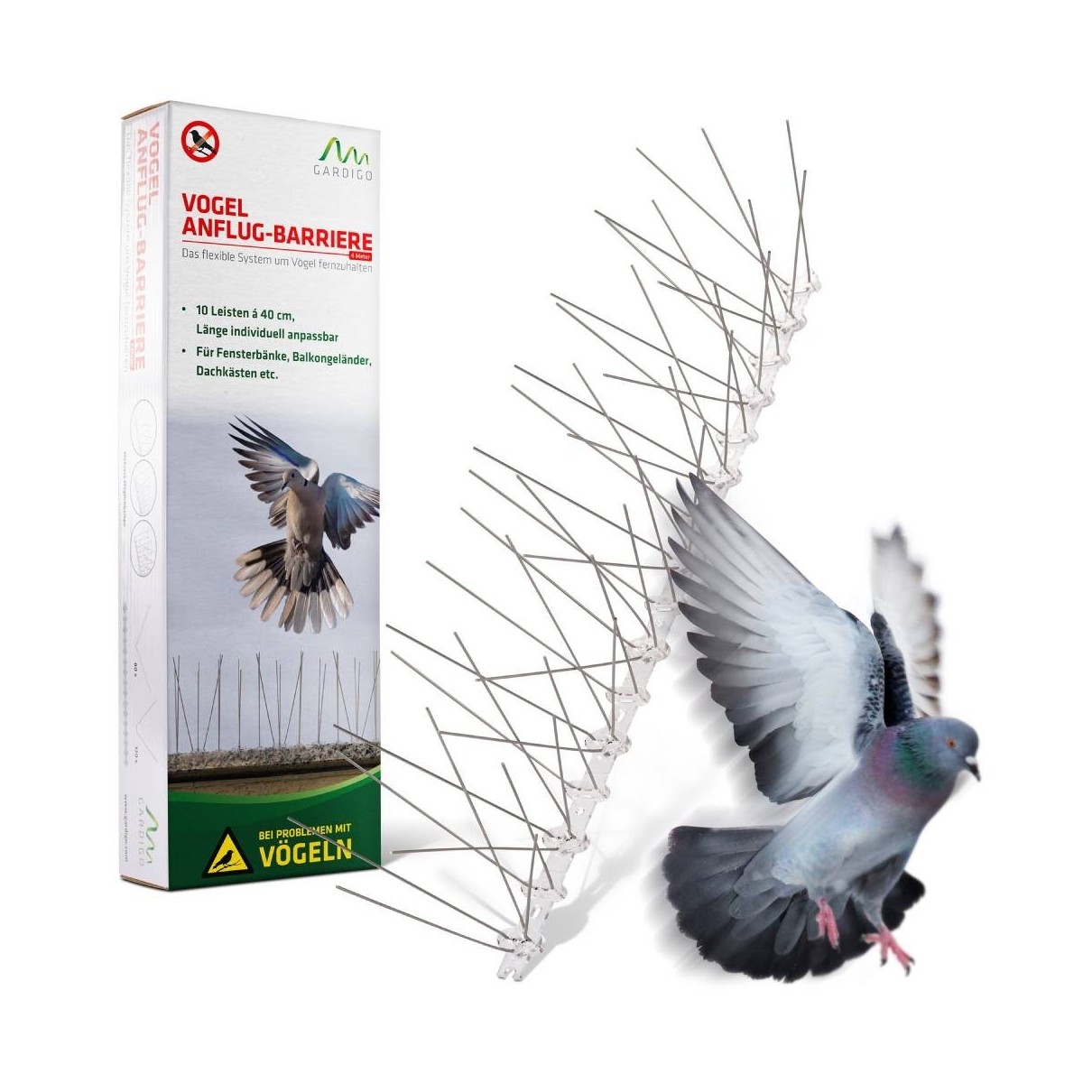 Flexible Pigeon Spikes - They adapt to all surfaces | BirdGard Iberia
