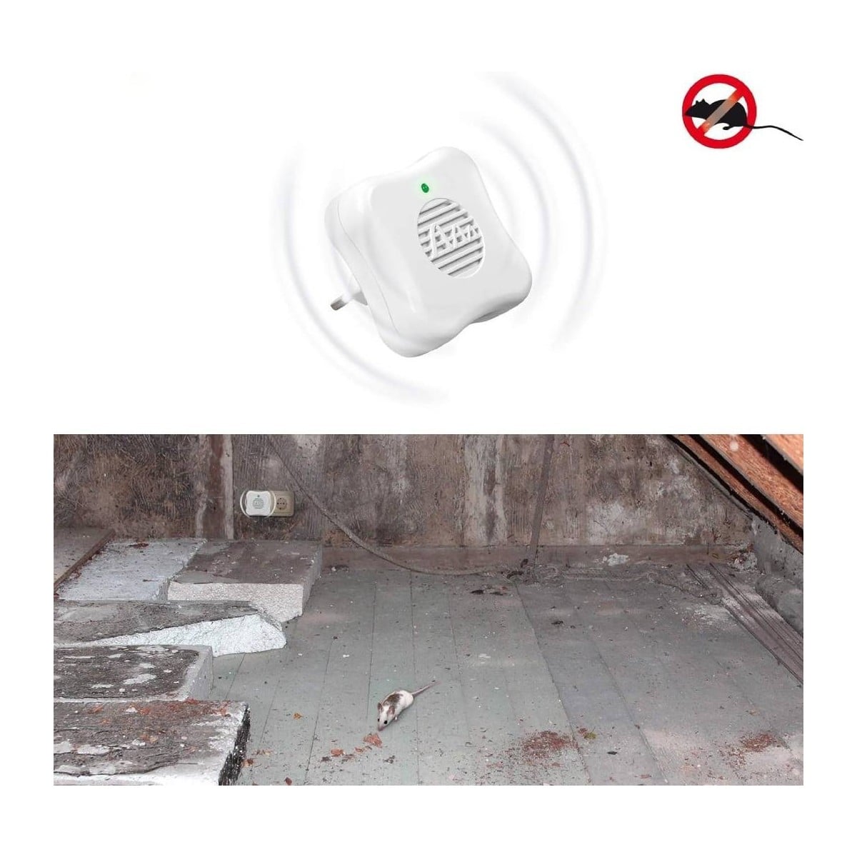 Rat Deterrent - Ultrasonic: Effective and Safe Solution